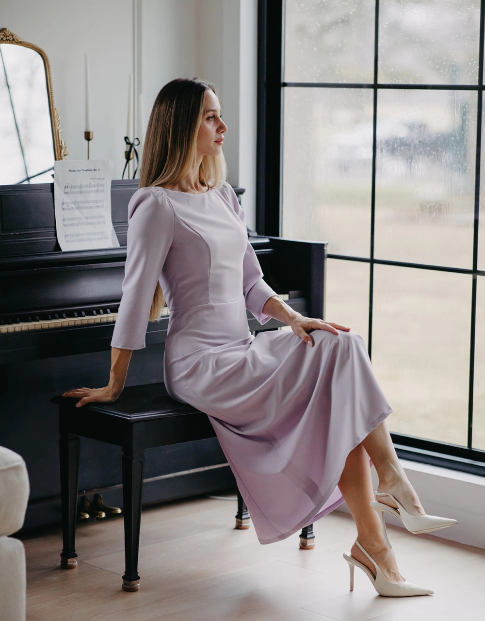 Victoria Lilac Dress - TRUfamme